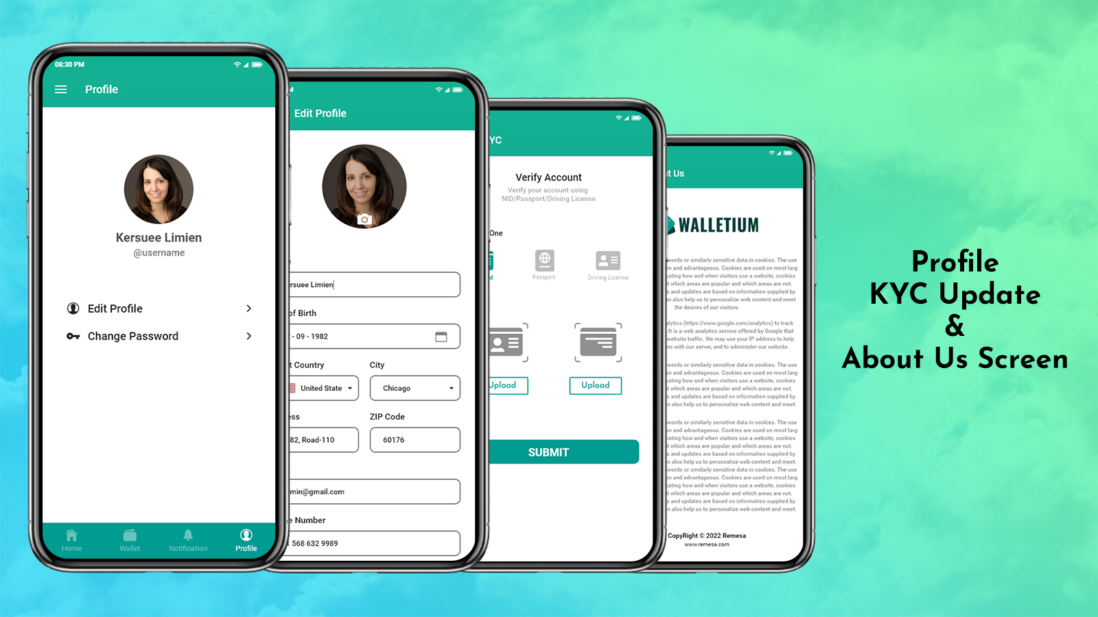 Walletium - Advanced Digital Mobile Wallet Flutter App by AppDevsX